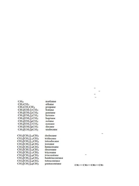 Ch 4 Alkane Nomenclature Without Key Pdf Alkane Methyl Group
