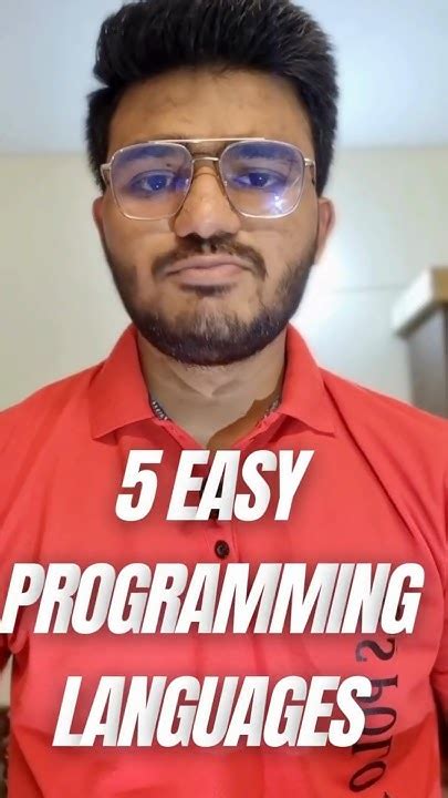 5 Easiest Programming Languages To Learn As A Begineer Shorts Programming Coding Code
