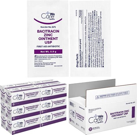 Dynarex Bacitracin Zinc Ointment Usp Burn Cream And Antibiotic