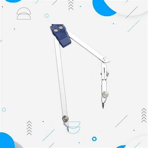 9 Pcs Metal Geometry Set Compass For Woodworking Vicedeal