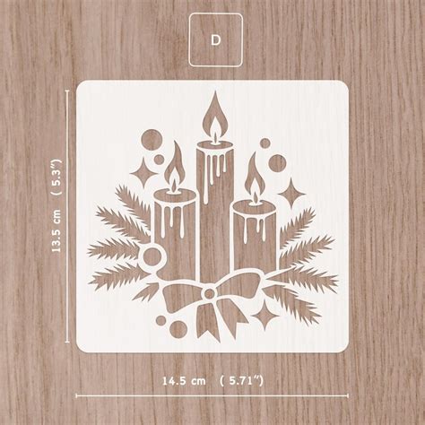 Christmas Craft Stencils 145 Cm Mylar 190 Micron Stencils For