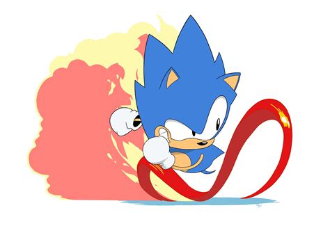 How To Draw Sonic Running