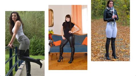 Beautiful Older Women Leather High Heel Collection Ideas Youtube