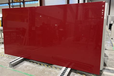 Starlight Ruby A Red Quartz With Mirrors For Kitchen And Bathroom