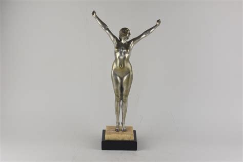 Art Deco Bronze Figure Leveil Or Awakening By Demetre Chiparus