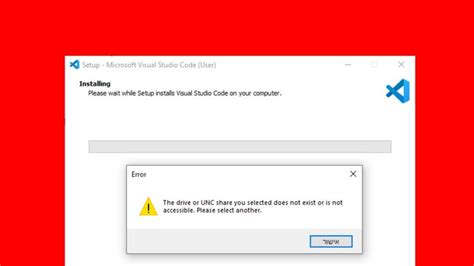 How To Fix The Drive Or Unc Share You Selected Does Not Exist Or Is Not Accessible Please