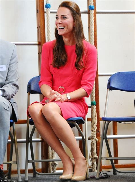 Kate Duchess Of Cambridge In Stitches On School Visit With John