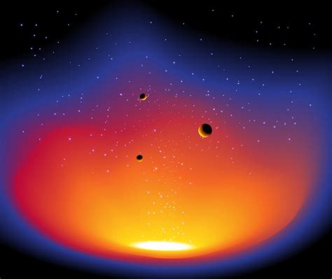 Origen Del Universo Vector Premium