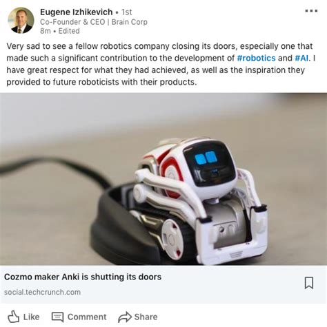 Anki shutdown: how the robotics world is reacting - The Robot Report