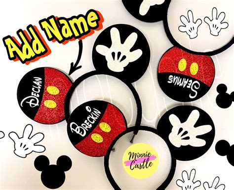 Boy Mickey Ears Mickey Ears Personalized Mouse Ears Birthday Boy
