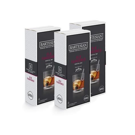 Bartesian Old Fashioned Cocktail Mixer Capsules Pack Of