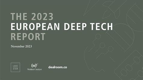 The European Deep Tech Report 2023