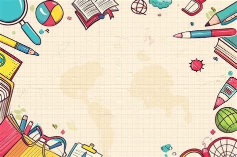 Premium Photo Back To School Background With School Supplies