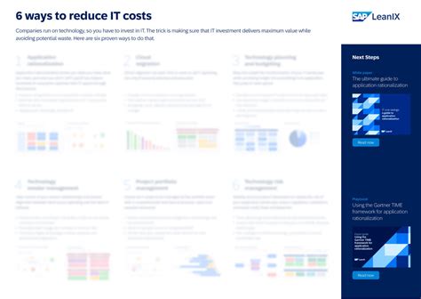 It Cost Optimization Key Principles And Framework Leanix