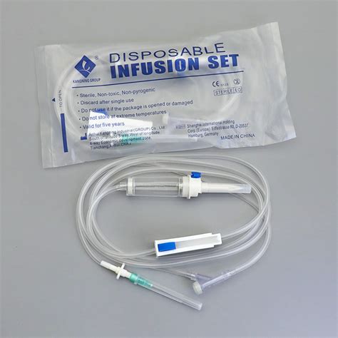 Infusion Set With Needle Dehp Free Infusion Set Ceandiso Infusion Set