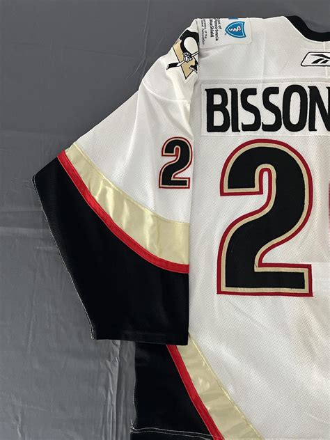 Paul Bissonnette 2005 2006 Wilkes Barre Scranton Penguins White Set Game Worn Jersey — Desert