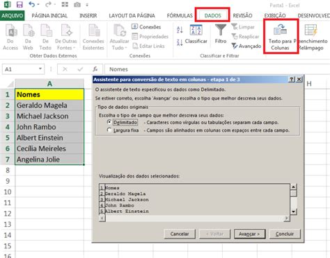 3 Formas De Separar Nome E Sobrenome No Excel Excel 24 Horas