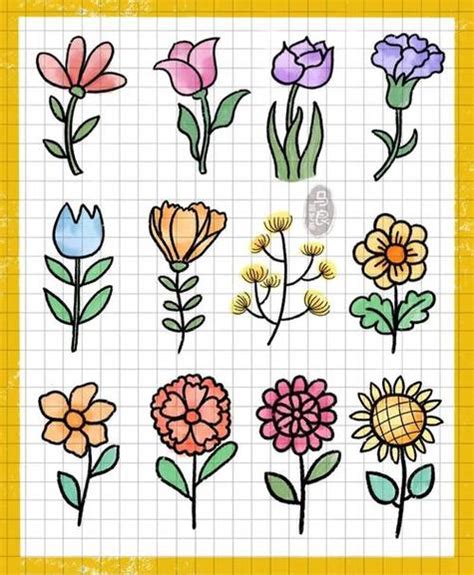 好看的小花花简笔画简单（高清18张）简笔画图片大全