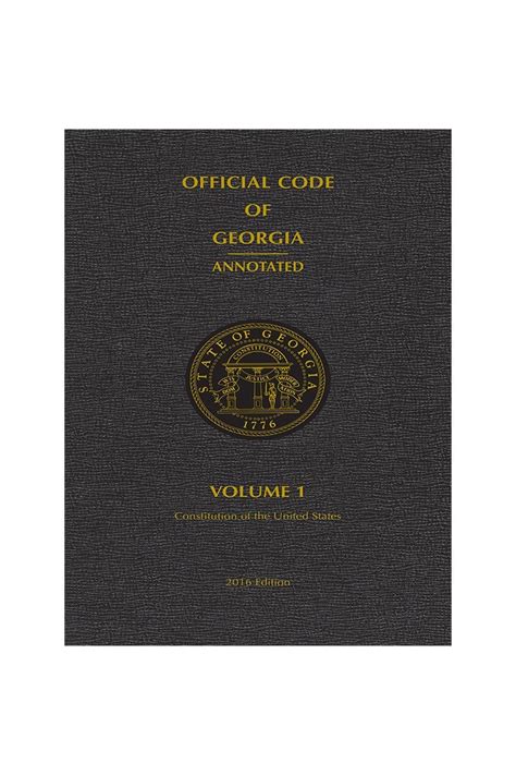 Official Code Of Georgia Annotated
