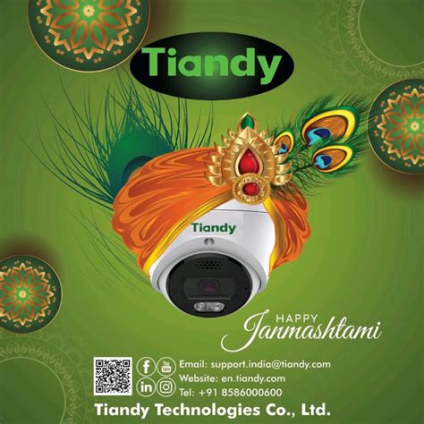 Tiandy Tiandyindia Security Camera Janmashtami India Tiandy