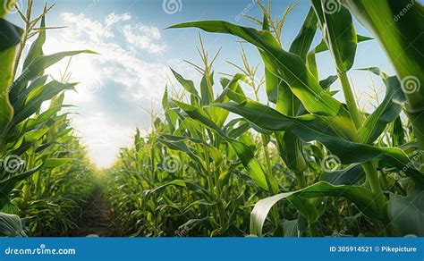Maize Corn Plant Royalty Free Illustration 305914521