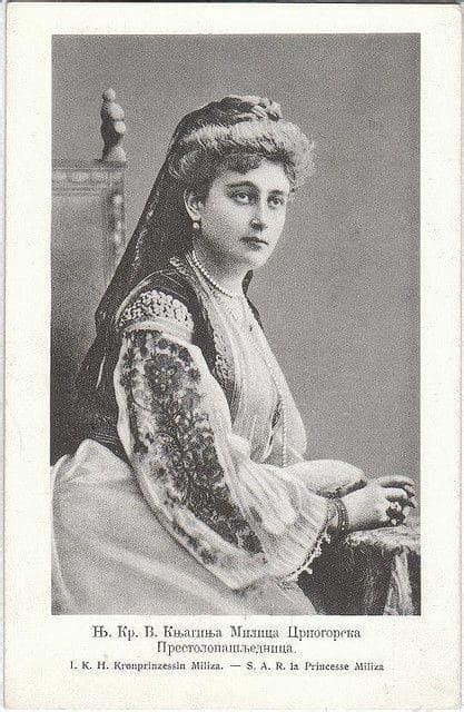 Princess Milica Of Montenegro Also Orphic Inscendence