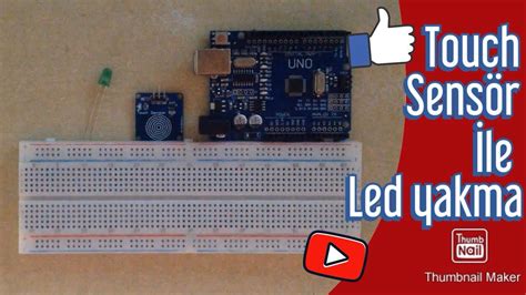Touch SensÖr İle Led Yakmaarduino Dersleri 6 Youtube