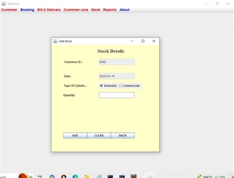Portal Of Gas Agency System Project In Java With Source Code And Report