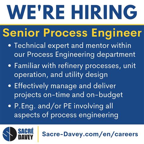 Sacré Davey On Linkedin Processengineer Engineering Engineers Hiring Jobposting