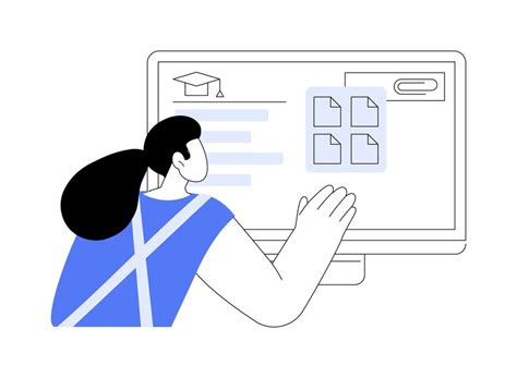 Premium Vector Attach Assignment Abstract Concept Vector Illustration