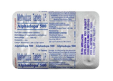Buy Alphadopa Methyldopa Online