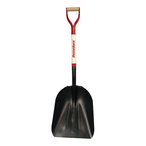 Ames Razor Back Scoop Shovel D Handle 27 In Steel Blade Wood Handle