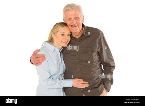 Father In Law With Daughter In Law Stock Photo Alamy