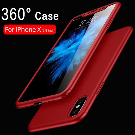 เคสประกบ 360 องศา สำหรับ Iph One Xs Max Xs X X Xr ฟิล์มกระจกนิรภัย 2in1 360 Full Protection