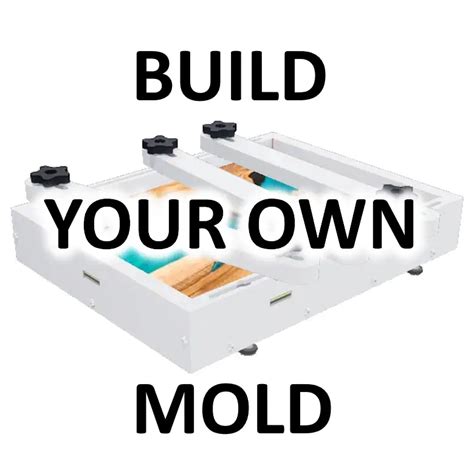 Custom Size Hdpe Reusable Epoxy Resin Form Resinum