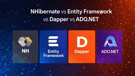 Nhibernate Vs Entity Framework Vs Dapper Vs Adonet Which Data Access