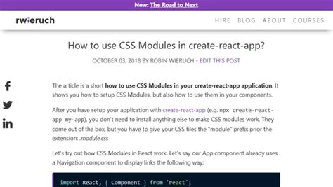 Css Modules Articles