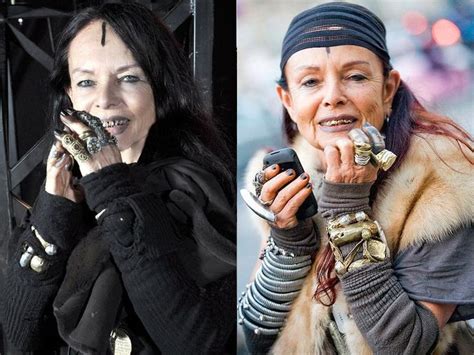 Жена и муза дизайнера Рика Оуэнса Rick Owens Имея в наличии 153 см роста 14 золотых зубов