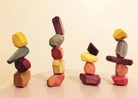 A Pair Of Swedish Designers Have Created A Set Of Multi Faceted Wooden Building Blocks Called