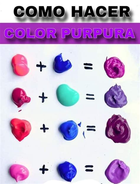 Como Hacer Morado Pintura Colores Fuertes Como Hacer Color Morado Crear Colores