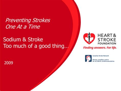 Sodium Heart And Stroke Foundation Of Ontario