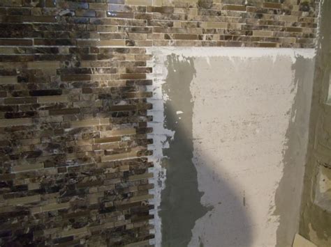 How To Glass Tile Shower Walls Diy Home Repair