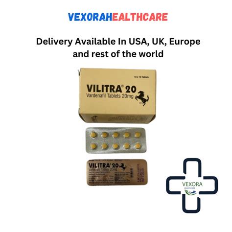 Vilitra 20mg Tablets At ₹ 390 Strip Vardenafil Tablets In Surat Id 2855722167488