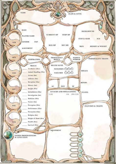 Pin By Kayla On Nerd Stuff Dnd Character Sheet Dnd Characters Character Sheet