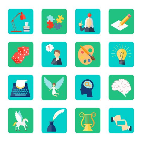 Muse Icon Flat 458696 Vector Art At Vecteezy