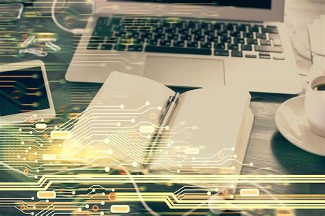 Premium Photo Multi Exposure Of Data Theme Drawings And Desk With