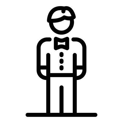 Groom Icon Outline Style 15676054 Vector Art At Vecteezy