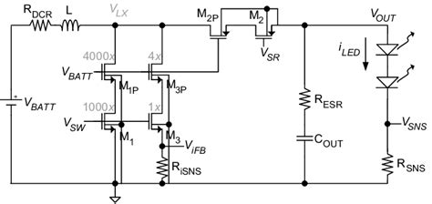 Schematic Of The Synchronous Boost Converter With Protection Circuit