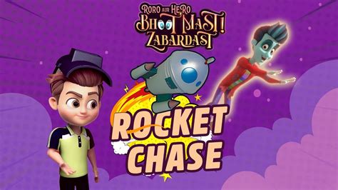 Roro Lazy Hero Crazy Rocket Chase Roro Aur Hero Bhoot Mast Zabardast👻