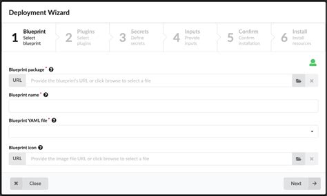 Deployment Wizard Buttons Conductor Documentation